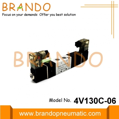 4V130C-06 Pneumatic System Flow Control Solenoid Valve China Manufacturers Suppliers Factory ...